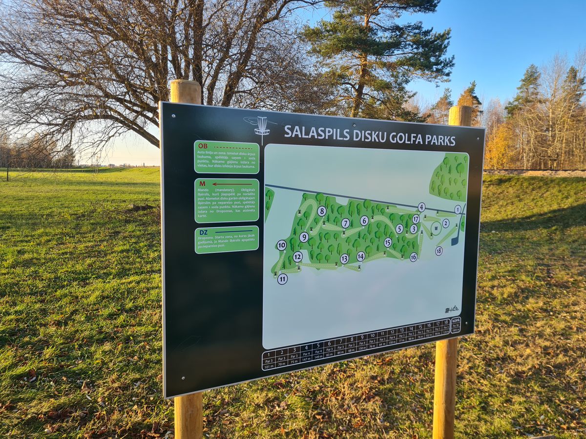 Salaspils Ako - Saulkalne, Latvia | UDisc Disc Golf Course Directory