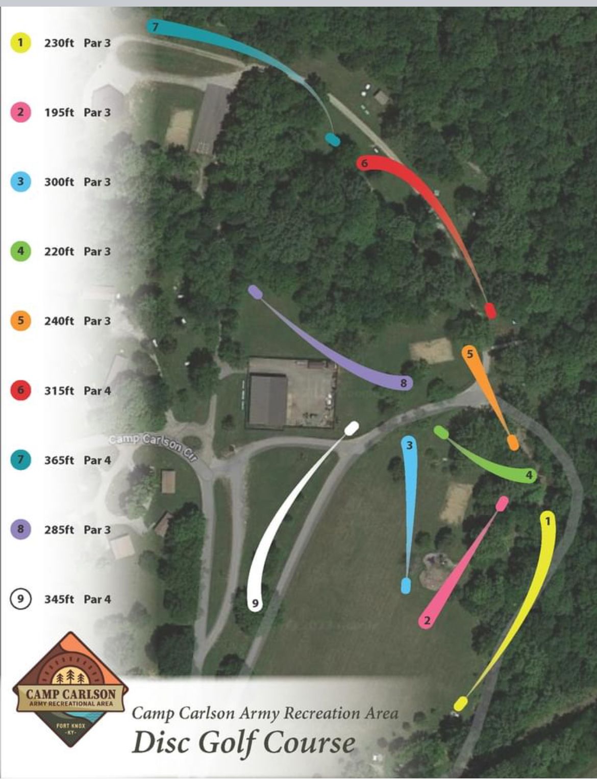 Camp Carlson DGC - Muldraugh, Kentucky | UDisc Disc Golf Course Directory