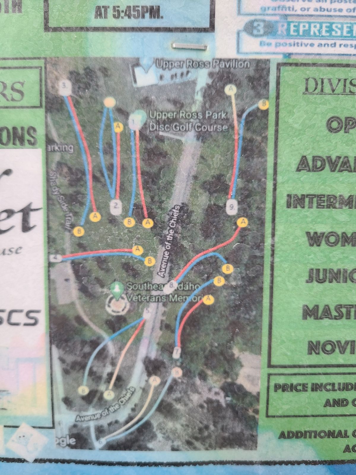 Upper Ross Park - Pocatello, ID | UDisc Disc Golf Course Directory