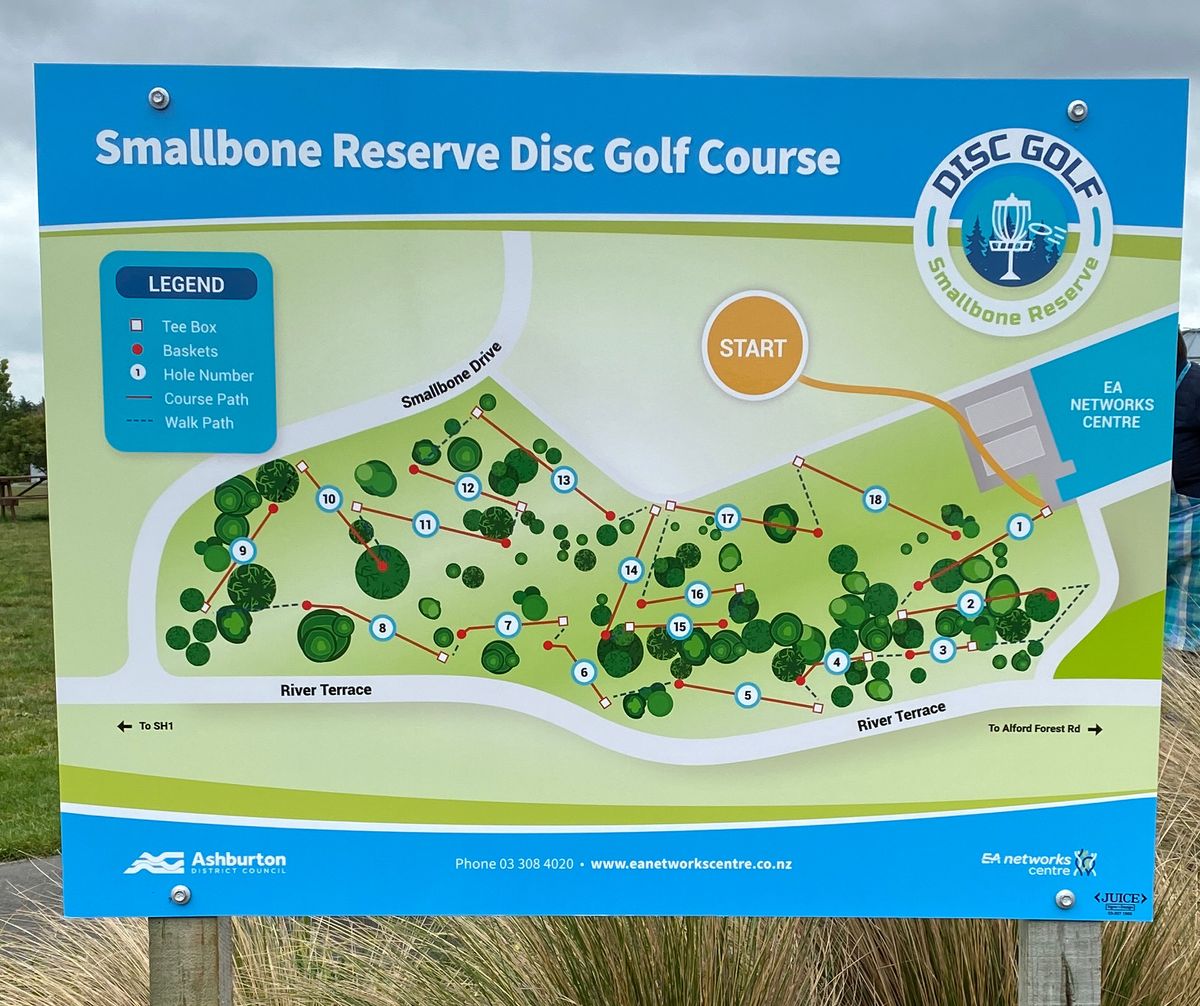 Smallbone Reserve Disc Golf Course - Ashburton, New Zealand | UDisc ...