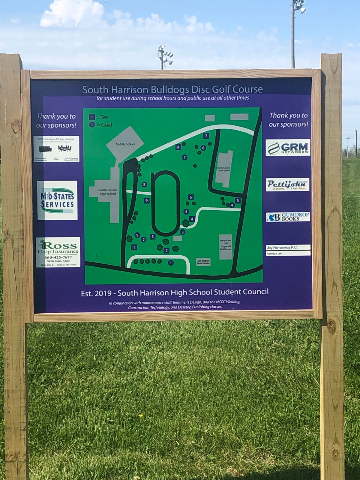 South Harrison Bulldogs DGC - Bethany, MO | UDisc Disc Golf Course ...