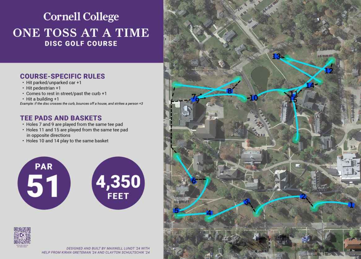 Cornell College Disc Golf Course - Mount Vernon, Iowa | UDisc Disc Golf ...