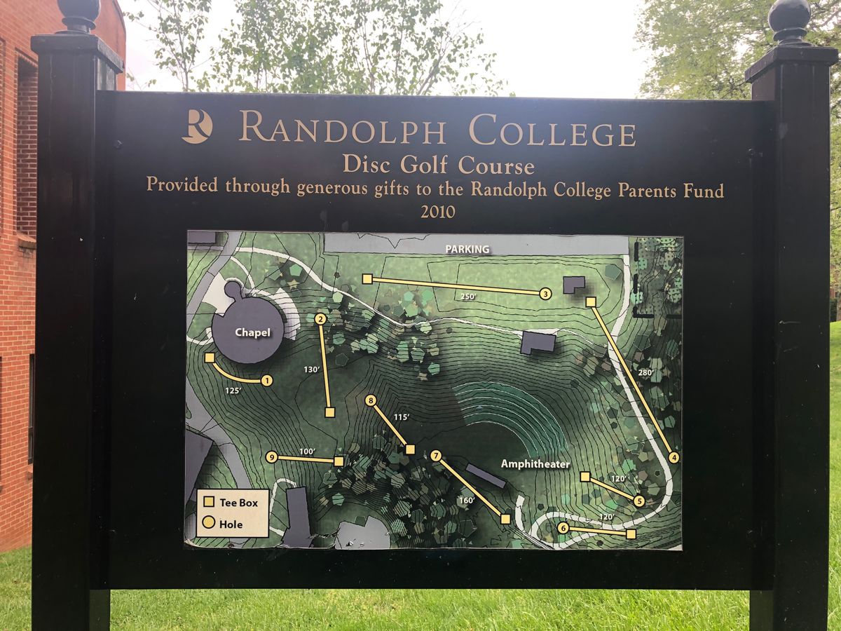 Randolph College - Lynchburg, Virginia | UDisc Disc Golf Course Directory