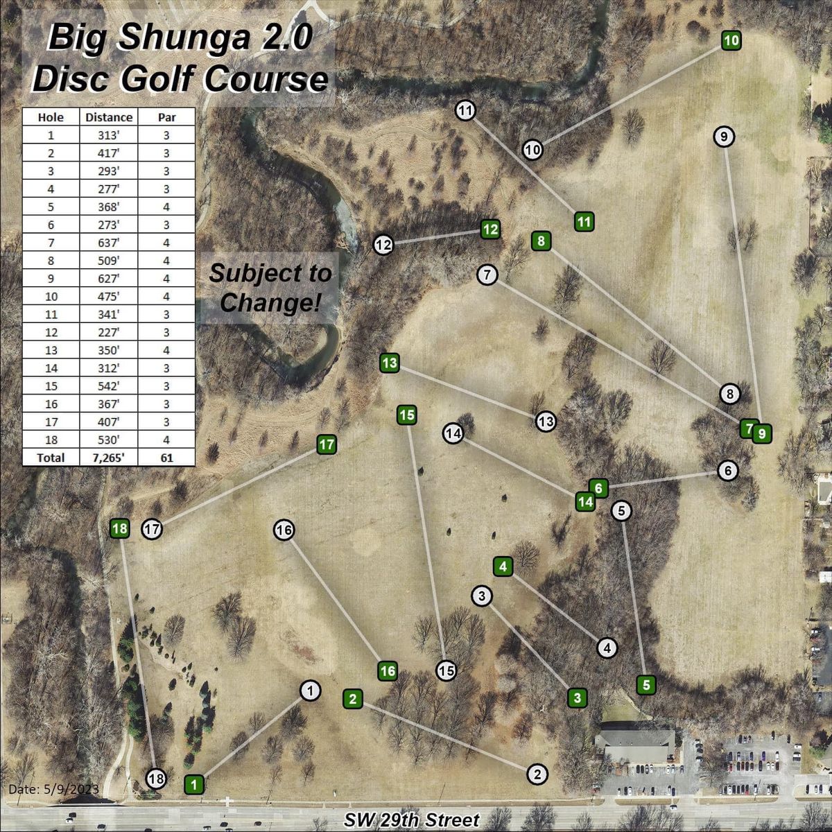Big Shunga - Topeka, KS | UDisc Disc Golf Course Directory