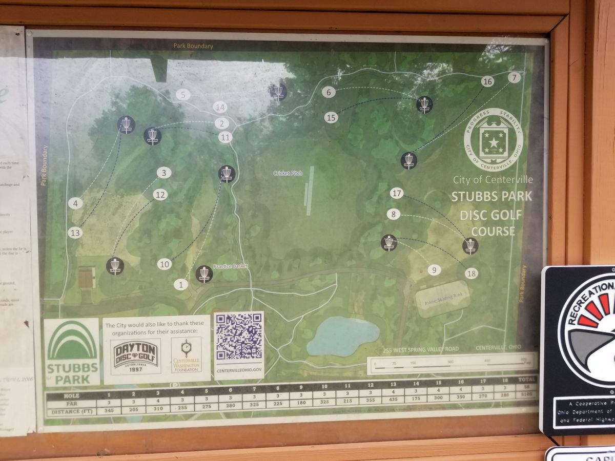 Stubbs Park - Centerville, OH | UDisc Disc Golf Course Directory