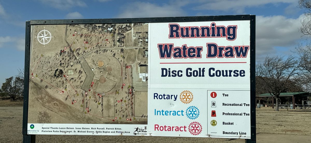 Running Water Draw - Plainview, Texas | UDisc Disc Golf Course Directory