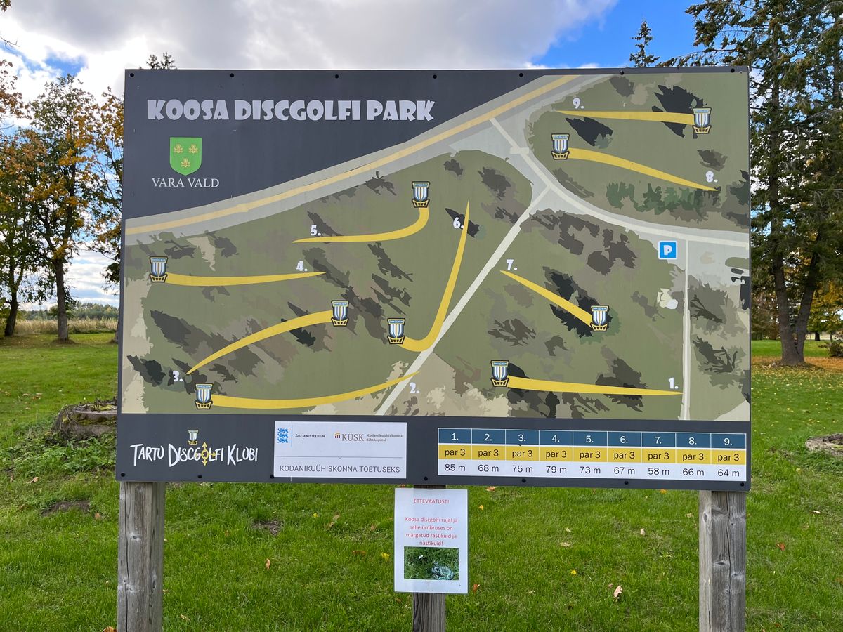 Koosa - Koosa, Estonia | UDisc Disc Golf Course Directory | UDisc