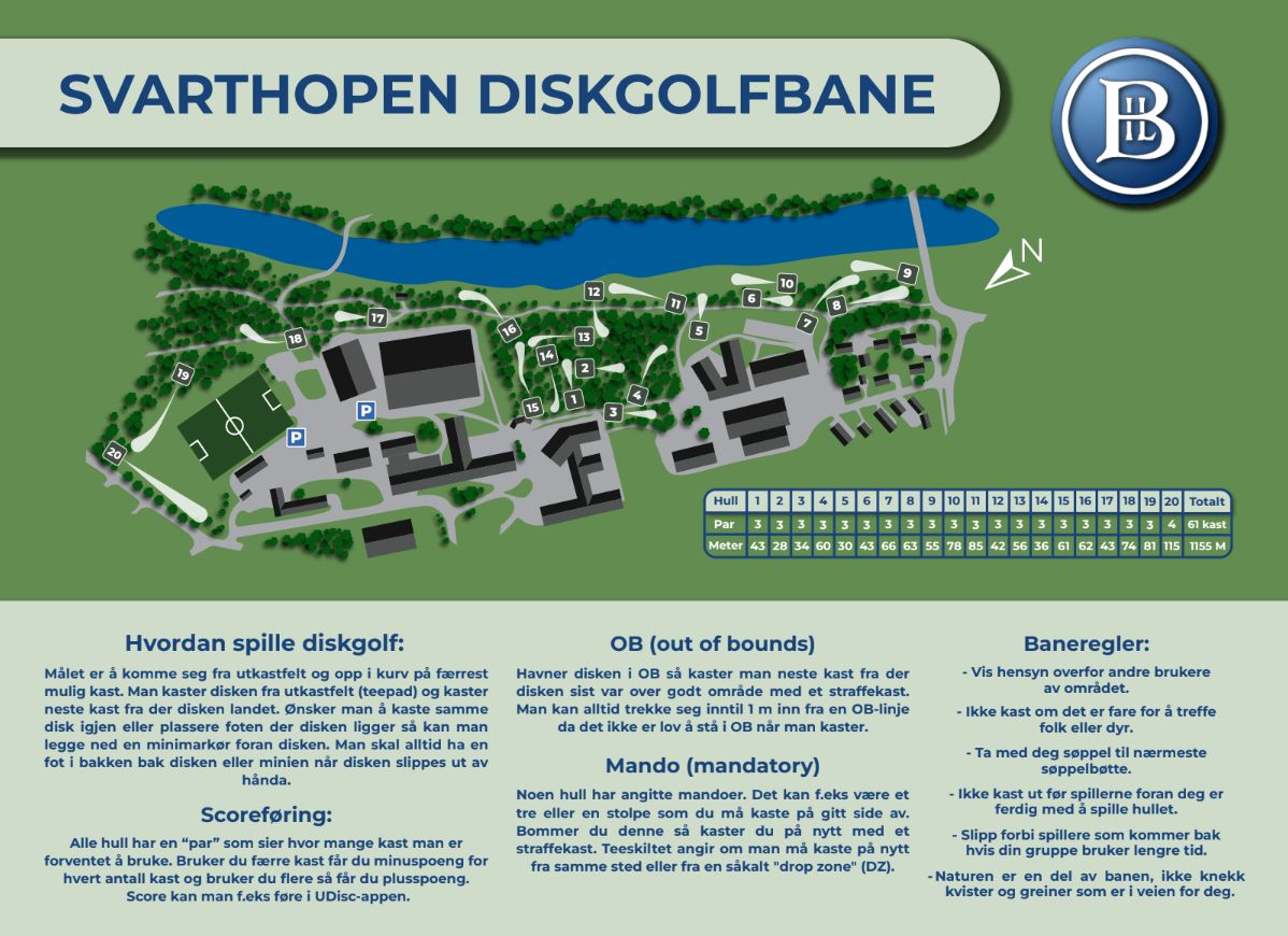 Svarthopen Diskgolfbane - Brønnøysund, Norway | UDisc Disc Golf Course ...