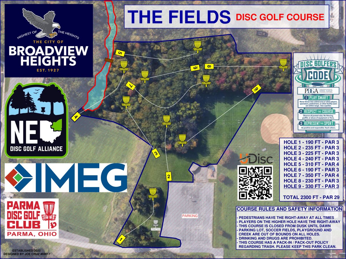 The Fields DGC - Broadview Heights, Ohio | UDisc Disc Golf Course Directory