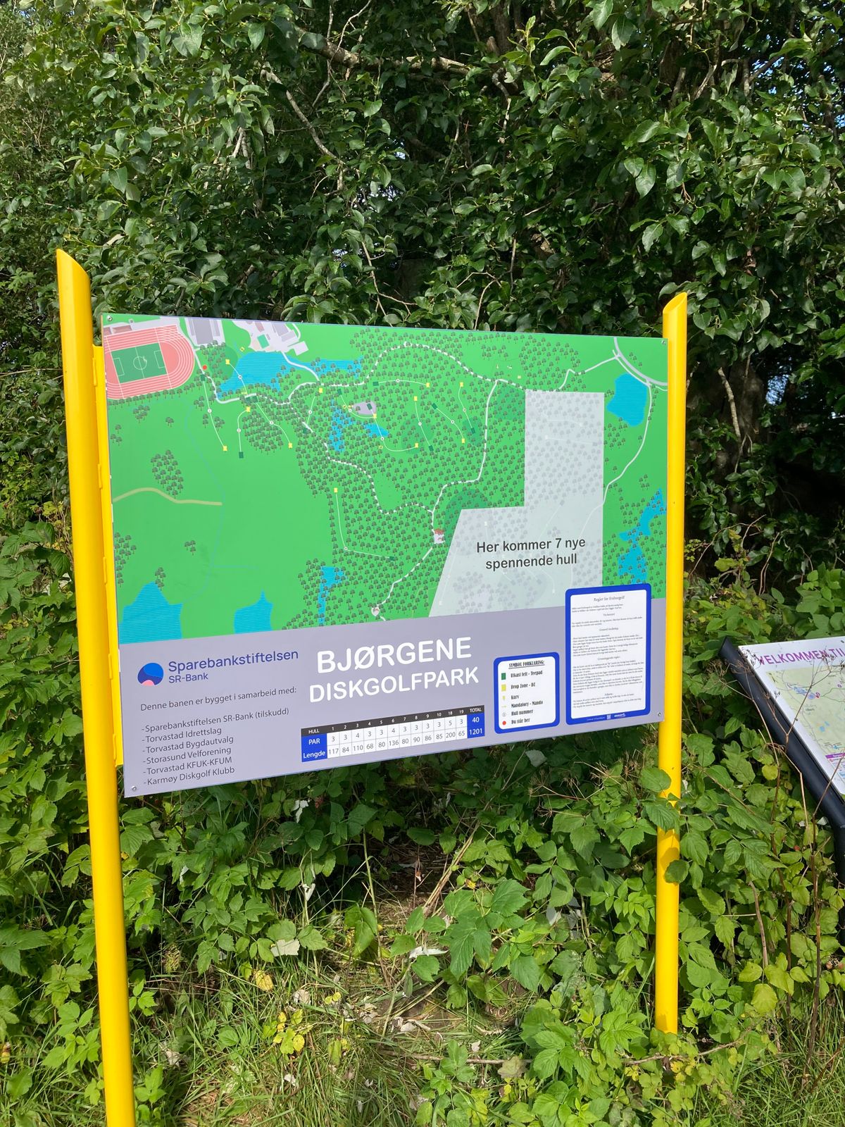 Bjørgene diskgolfpark - Torvastad, Norway | UDisc Disc Golf Course ...